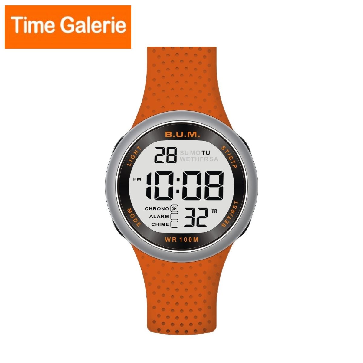 Bum Gent Bumwbm04409a Digital Quartz Watch